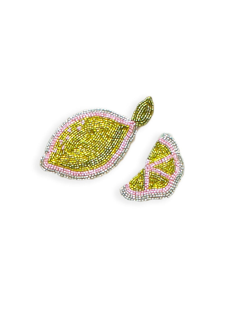 Beaded Lemons Patch – Lingua Franca NYC