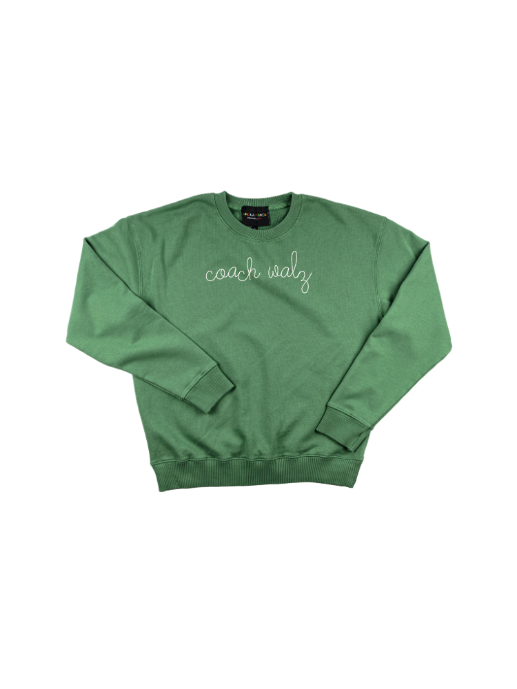 Embroidered "harris walz 2024" Women's Sweatshirt, 100% Organic Cotton ...
